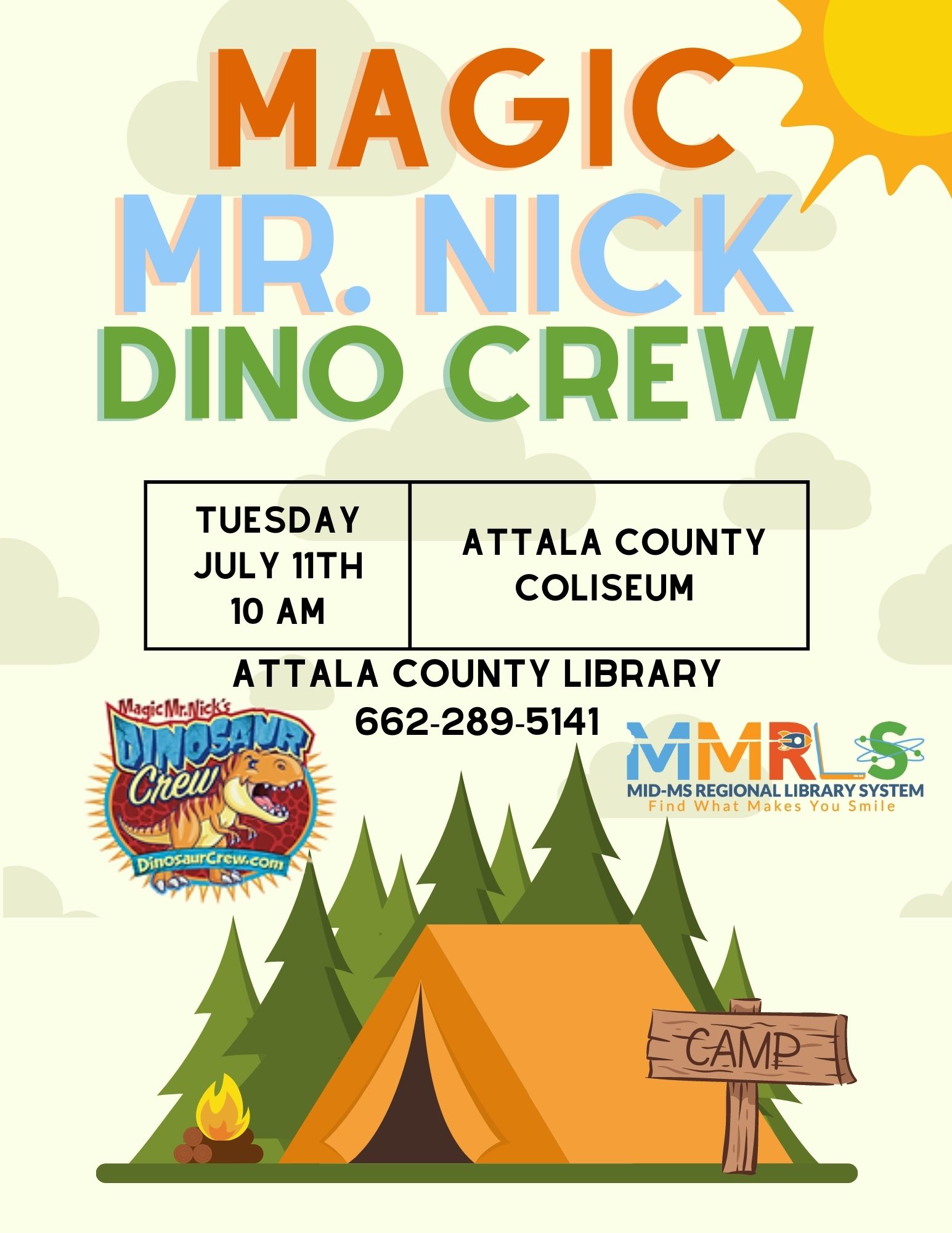 Magic Mr. Nick’s Dinosaur Crew – Mid-MS Regional Library System