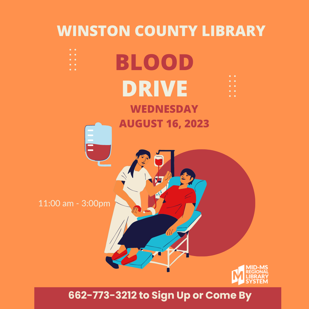 Blood Drive – Mid-MS Regional Library System