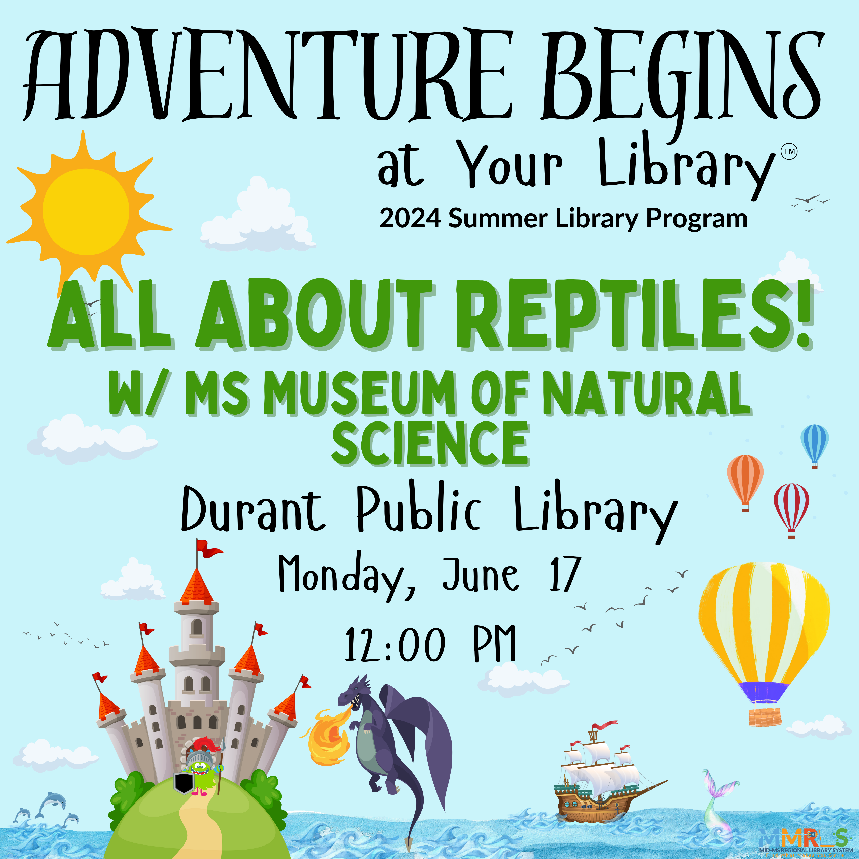 All About Reptiles! with MS Natural Science Museum – Mid-MS Regional ...