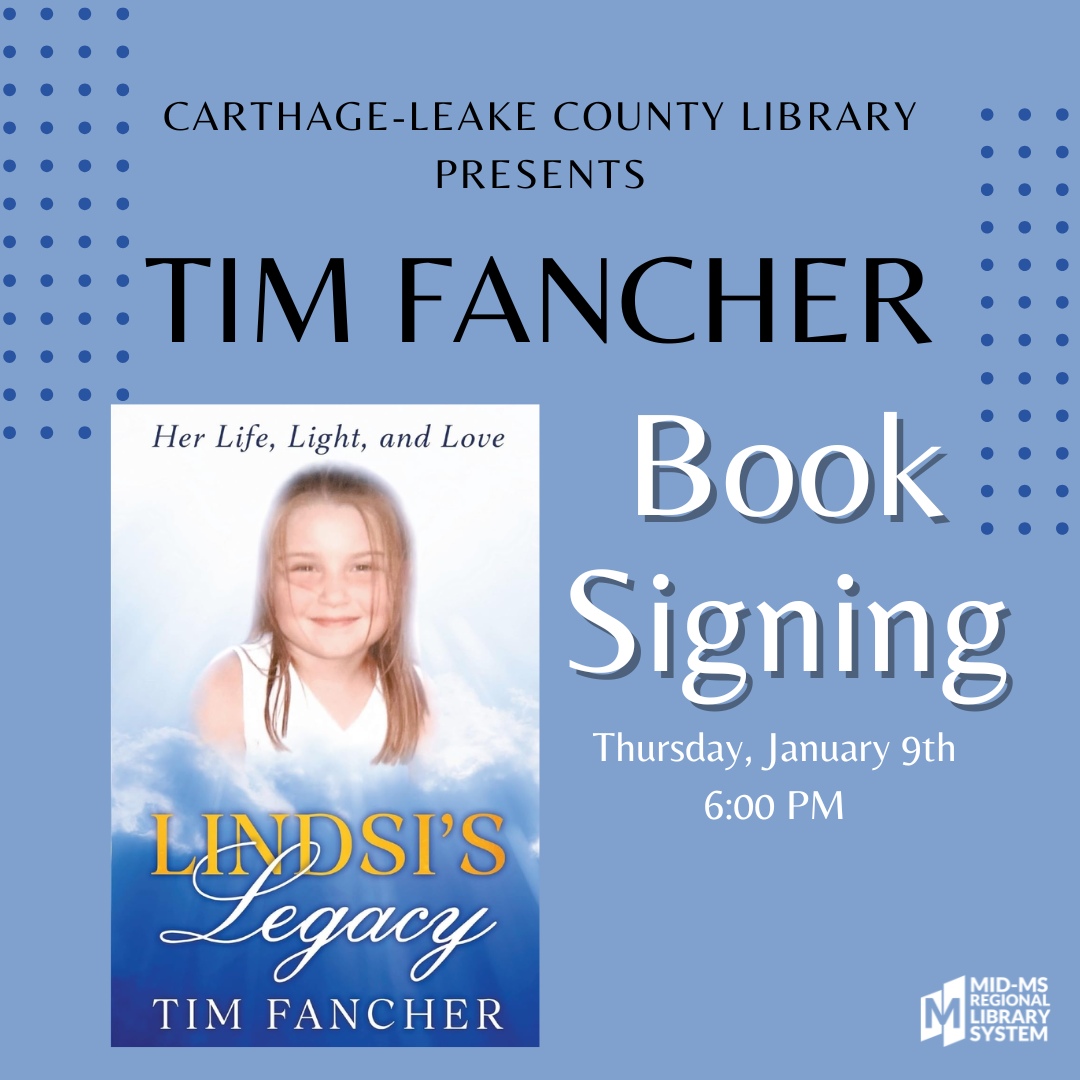 Book Signing – Mid-MS Regional Library System