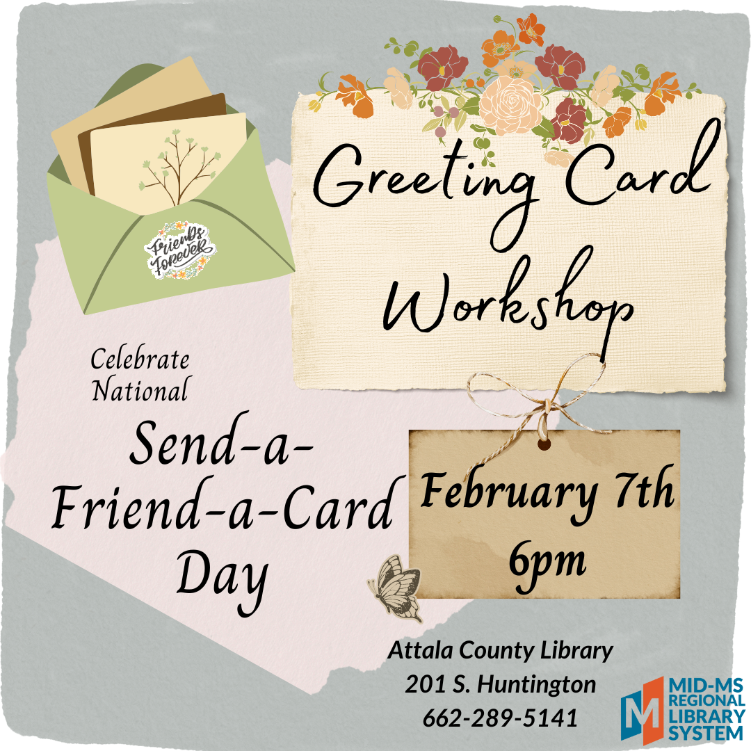 Greeting Card Workshop – Mid-MS Regional Library System