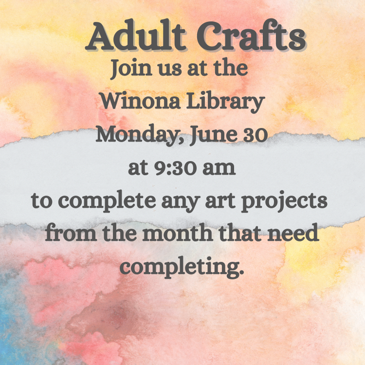 Adult Crafts: Finish Projects – Mid-MS Regional Library System