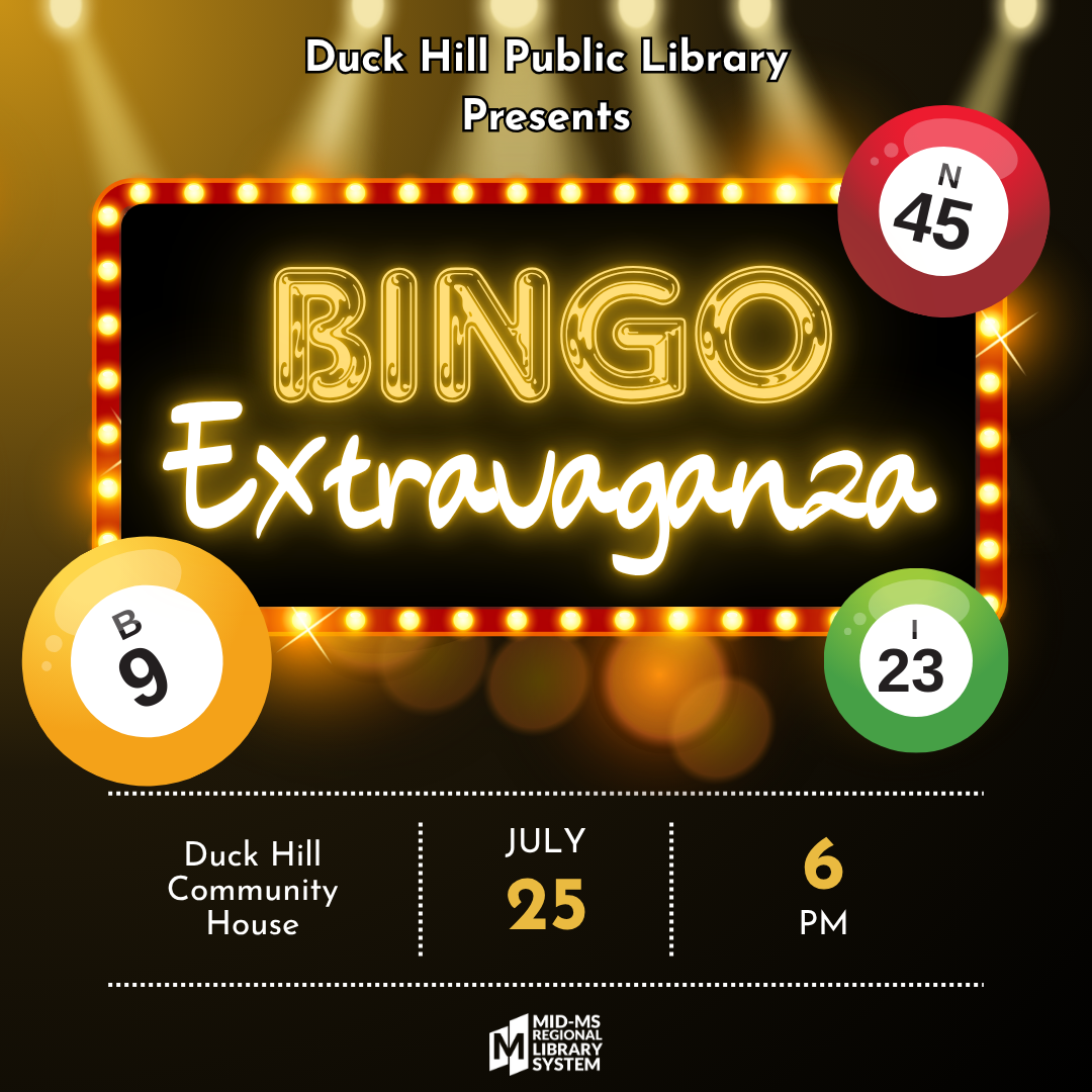 Bingo Extravaganza – Mid-MS Regional Library System