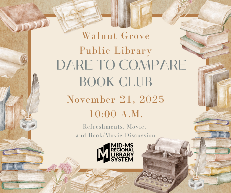 Dare to Compare Book Club – Mid-MS Regional Library System