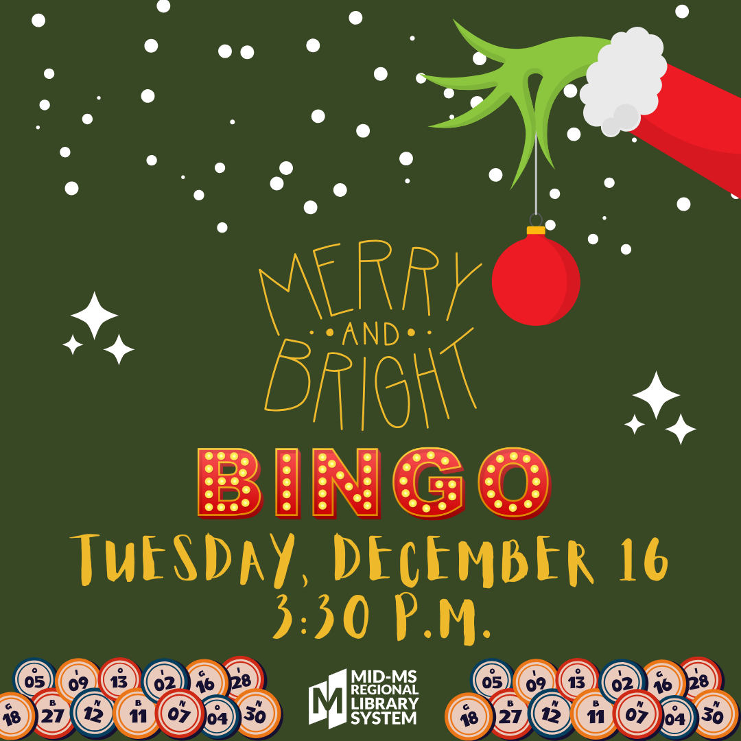 Merry & Bright BINGO! – Mid-MS Regional Library System