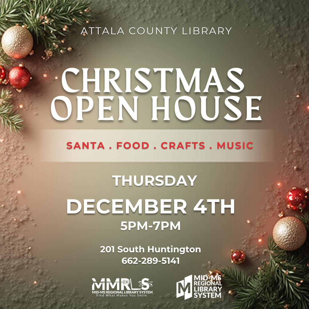 Christmas Open House – Mid-MS Regional Library System